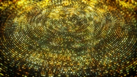 Flickering Concentric Circles Streaming ... | Stock Video | Pond5