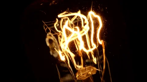 Light Bulb Filament Stock Footage ~ Royalty Free Stock Videos | Pond5