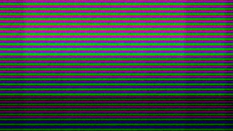 tv coloured lines