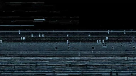 Flickering static noise, VHS lines, scan... | Stock Video | Pond5