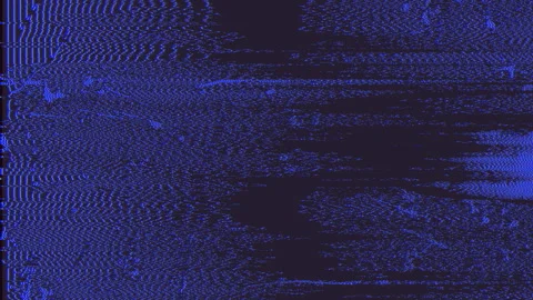 Flickering TV Screen with Digital Corrup... | Stock Video | Pond5