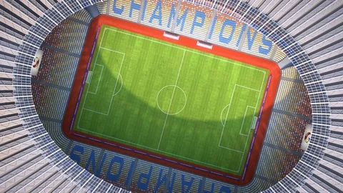 Empty Soccer Stadium Stock Video Footage | Royalty Free Empty Soccer ...