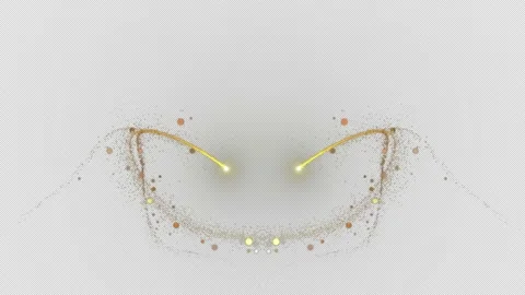 Flight Of Gold Bokeh Sparkling Particles... | Stock Video | Pond5