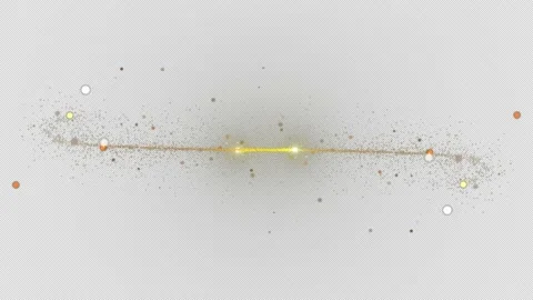 Flight Of Gold Bokeh Sparkling Particles... | Stock Video | Pond5