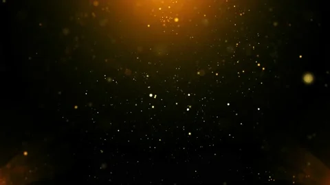 Flight Of Gold Bokeh Sparkling Particles... | Stock Video | Pond5