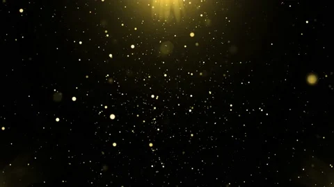 Flight Of Gold Bokeh Sparkling Particles... | Stock Video | Pond5
