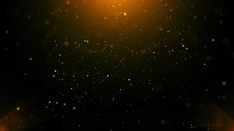 Flight Of Gold Bokeh Sparkling Particles... | Stock Video | Pond5