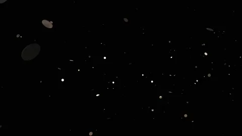 Flight Of Gold Bokeh Sparkling Particles... | Stock Video | Pond5