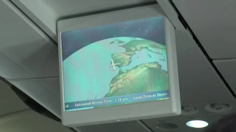 Airplane Monitor Stock Videos – Royalty-Free HD & 4K Videos