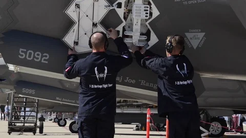 Flight team members release ladder for p... | Stock Video | Pond5