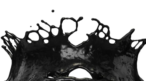 Paint Splash Alpha Stock Video Footage | Royalty Free Paint Splash ...