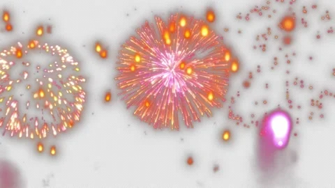 Flight Through fireworks isolated on tra... | Stock Video | Pond5