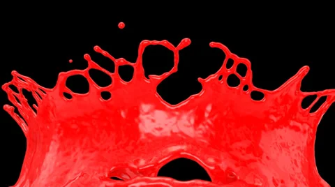 Paint Splash Alpha Stock Video Footage | Royalty Free Paint Splash ...