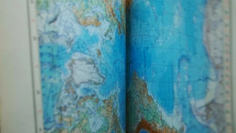 Detailed Map Of Australia Stock Video Footage | Royalty Free Detailed ...