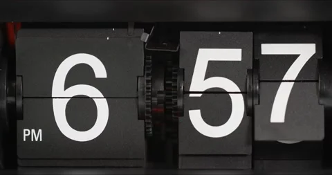 Flip Clock Numbers Stock Footage ~ Royalty Free Stock Videos | Pond5