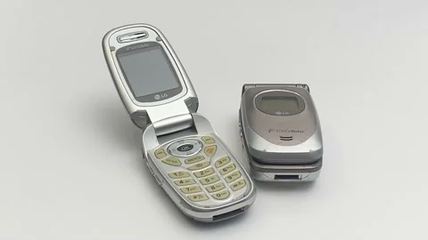 Flip style Cell phone | Stock Video | Pond5