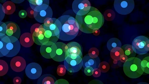 Floating Colorful Glow Dots Abstract Mot... | Stock Video | Pond5