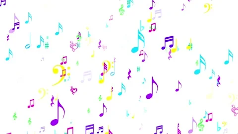 Music Notes Icons Stock Footage ~ Royalty Free Stock Videos | Pond5