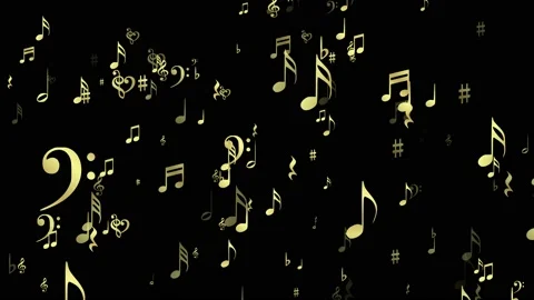 Music Notes Icons Stock Footage ~ Royalty Free Stock Videos | Pond5