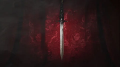 Floating Ghost Sword | Stock Video | Pond5