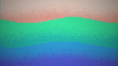 Floating lines pixelated 8 bit 80s vinta... | Stock Video | Pond5