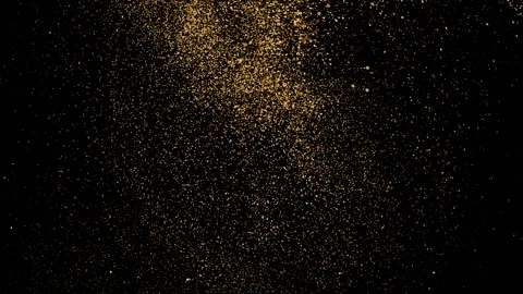 Floating particles of glitter dust | Stock Video | Pond5