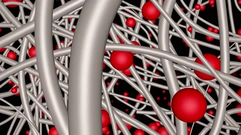 Floating particles moving through and ca... | Stock Video | Pond5