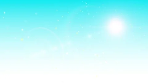 Floating particles on pale blue and whit... | Stock Video | Pond5