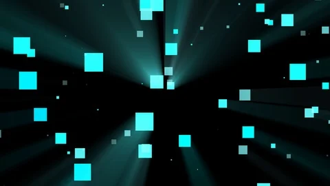 floating shiny blocks animation backgrou... | Stock Video | Pond5
