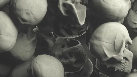 Floating Skulls Stock Video Footage | Royalty Free Floating Skulls ...