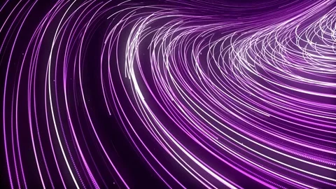 Floating violet glowing particles trails... | Stock Video | Pond5