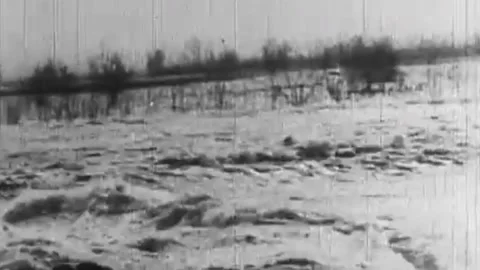 Flood Weather. The Great Flood of 1927. ... | Stock Video | Pond5