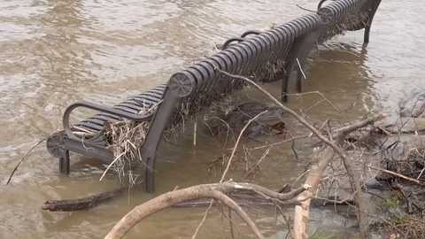 Flood Bench Stock Footage ~ Royalty Free Stock Videos | Pond5
