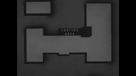 A floor plan of a well laid out hospital... | Stock Video | Pond5