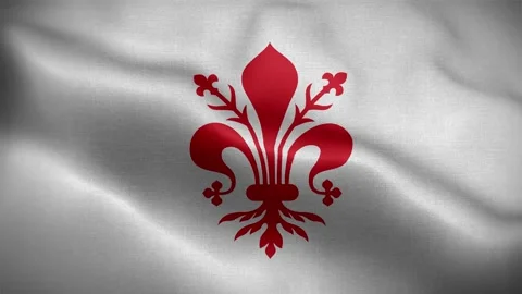Florence Italy Flag Loop Background 4K | Stock Video | Pond5