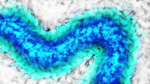 Flow Animation, Abstract Fluid Animation... | Stock Video | Pond5