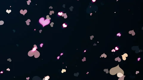 Flow cartoon pastel heart flashing on b... | Stock Video | Pond5