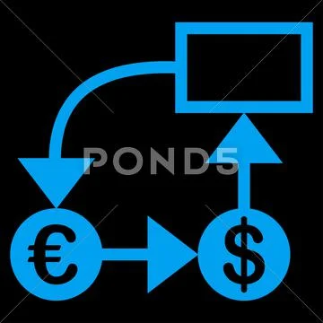 Flow chart icon Stock Illustration ~ Graphic #53164556