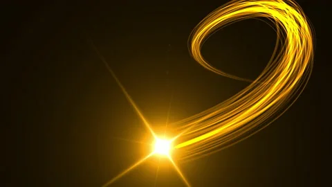 flow light strokes logo animation effect | Stock Video | Pond5
