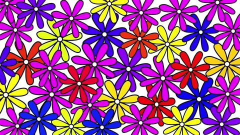 Flower background. Seamless loop animati... | Stock Video | Pond5