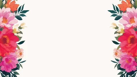 Animated Flower Garden Stock Video Footage | Royalty Free Animated ...