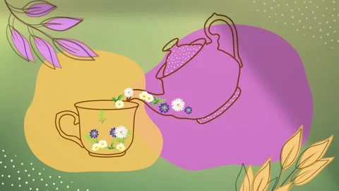 Cartoon Tea Party Stock Video Footage | Royalty Free Cartoon Tea Party ...