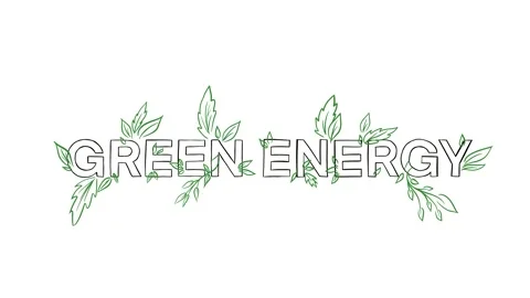 A flowering green energy title, showing ... | Stock Video | Pond5