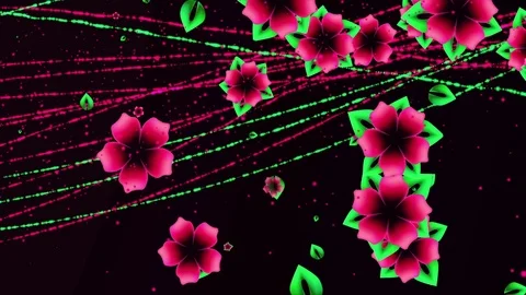 Flowers background. Loop animation | Stock Video | Pond5