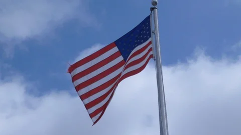 Flowing American Flag Stock Footage ~ Royalty Free Stock Videos | Pond5