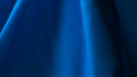 Flowing blue cloth, Slow Motion | Stock Video | Pond5