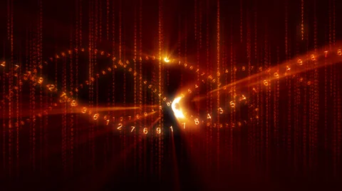 Flowing matrix like background animation... | Stock Video | Pond5