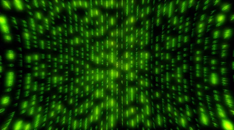 Flowing matrix like background animation... | Stock Video | Pond5