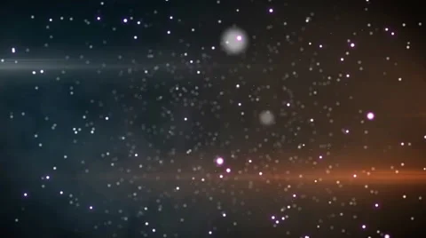 The flowing sprites over blue background | Stock Video | Pond5