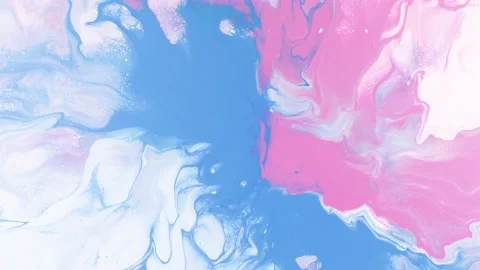 Fluid Colorful moving paint wave Modern ... | Stock Video | Pond5